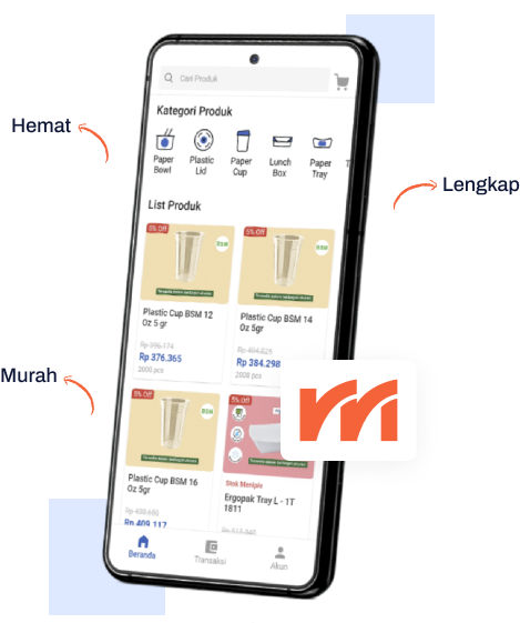 Jual produk packaging & elektrikal dari manufaktur - Manuva Retail
